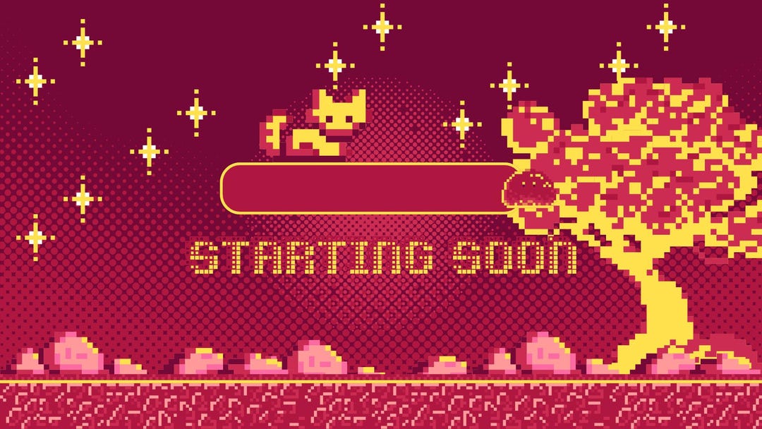 Animated Stream Screens, Pixel Dream Loading, Cute Twitch Loading ...