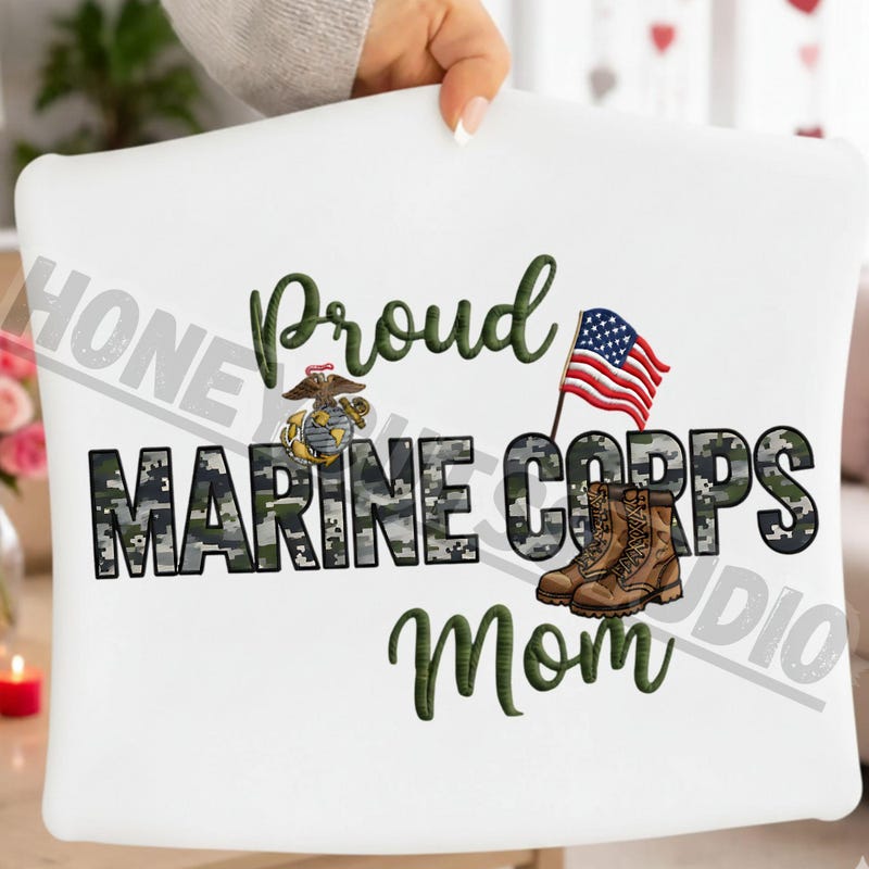 Marine Mom - Etsy