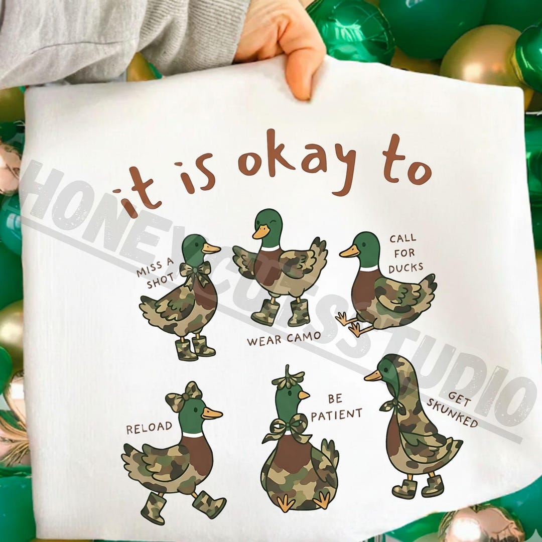 Funny Hunting Ducks PNG, Humorous Duck Hunting Design, Outdoor Hunting ...
