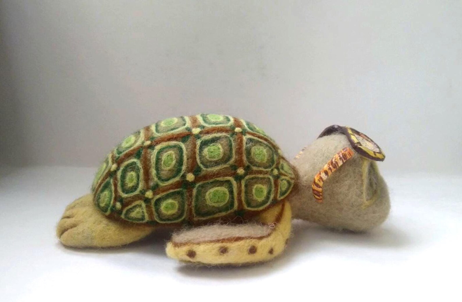 Needle Felted Turtle Wool Sculpture Wool Turtle Felting Turtle Turtle ...