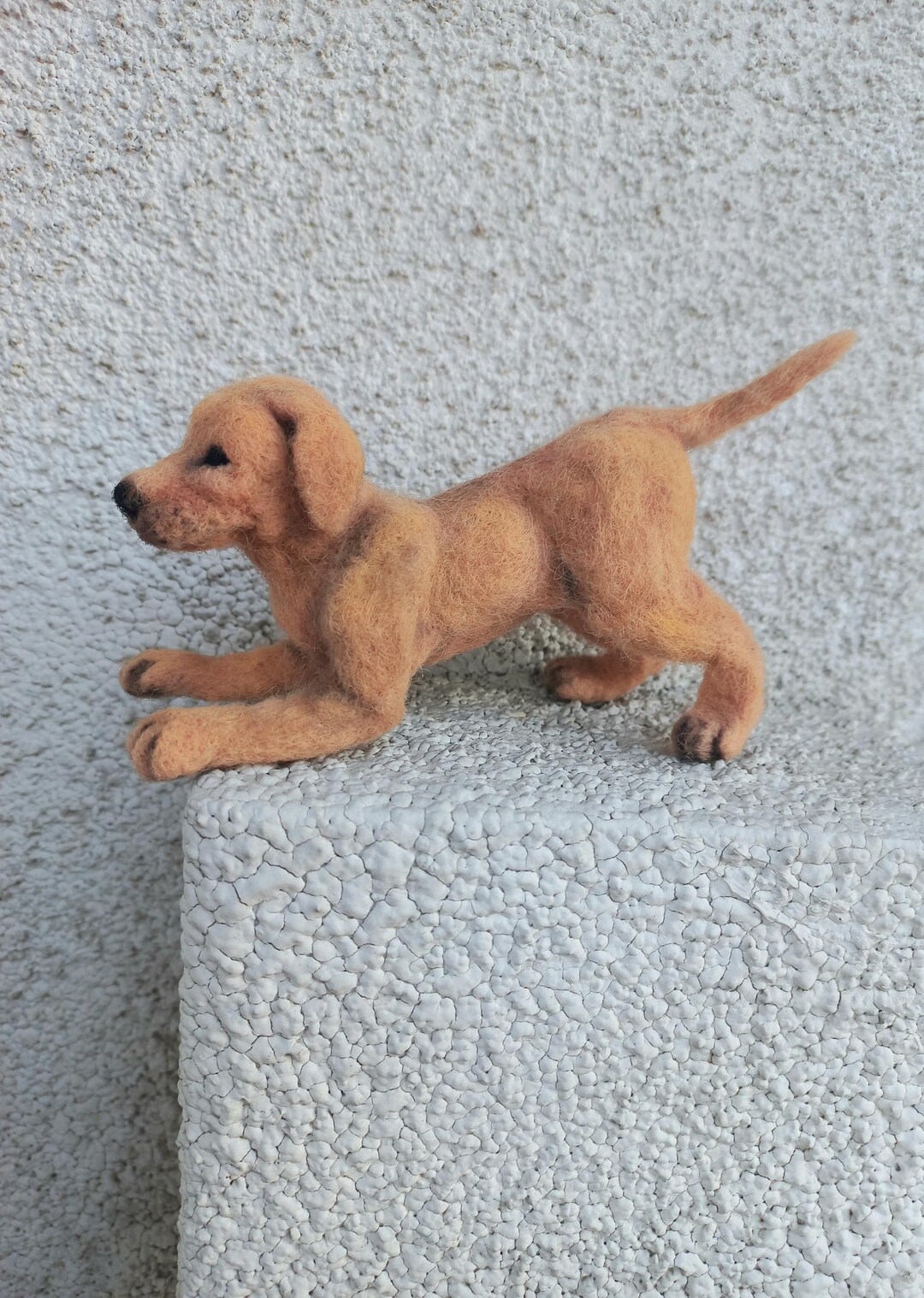 Wool Sculpture Needle Felted Dog Dog Miniature Wool Dog Dog Sculpture ...