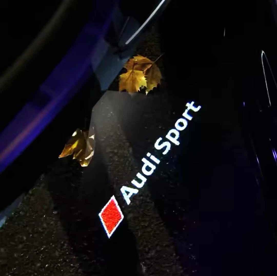 Door Lighting Logo for Audi LED Entry Lights Rings A1/A3/A4/A5/A6/Q3 Q7 ...
