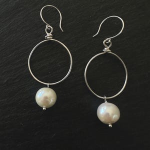 Marisol Silver Pearls - Etsy