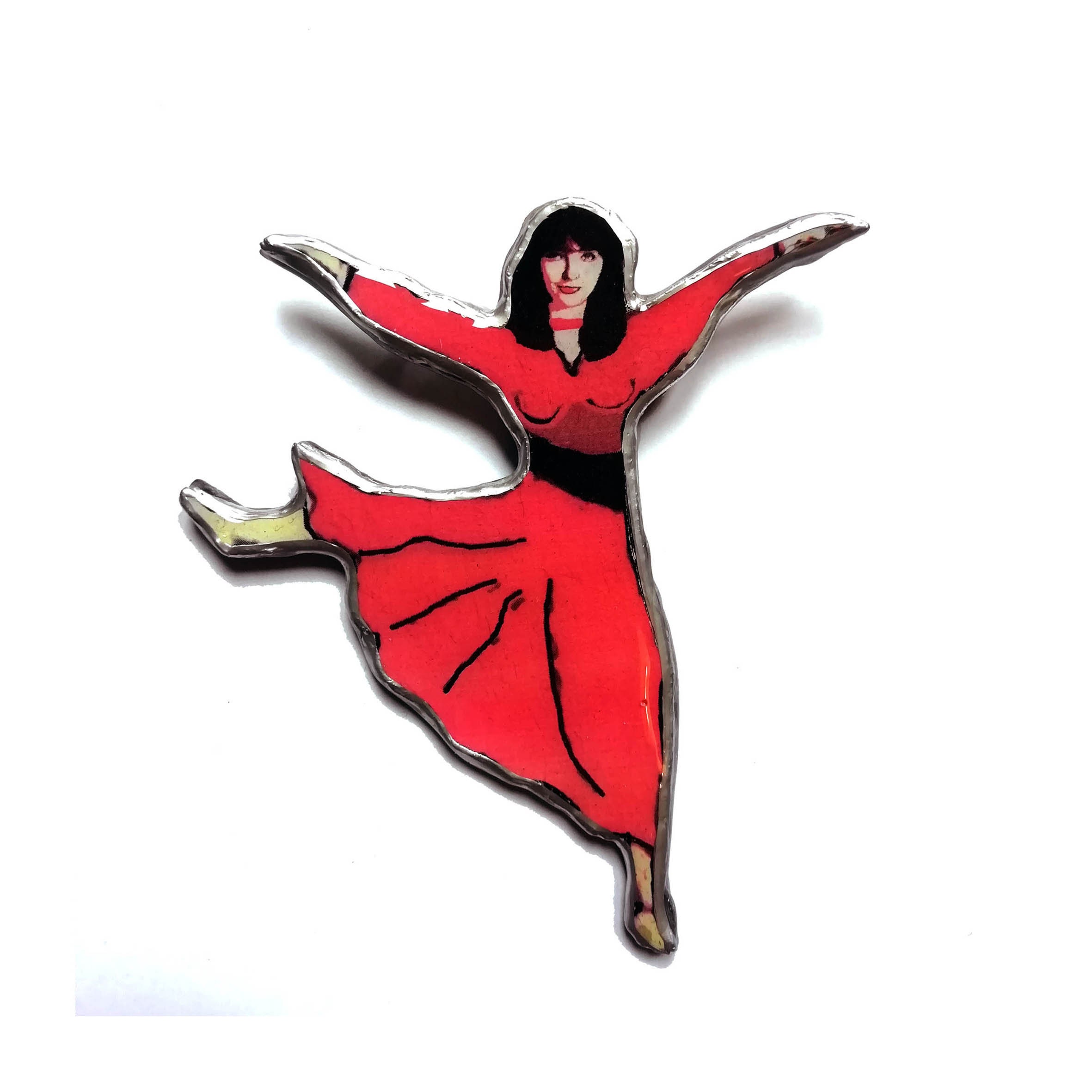 Kate Bush Wuthering Heights Red Dress