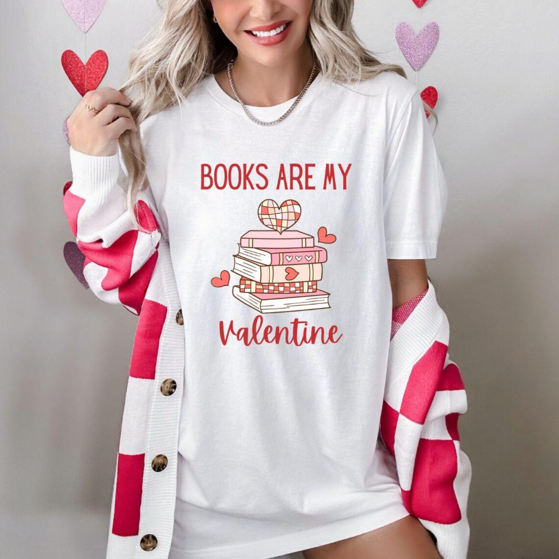 Books Are My Valentine PNG, Valentine Book Lover Art, Literary ...