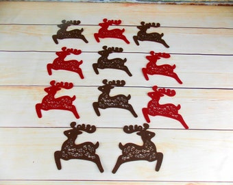 Reindeer cut outs | Etsy
