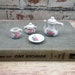 Miniature Tea Set Doll Tea Set Floral Miniature Tea Set - Etsy