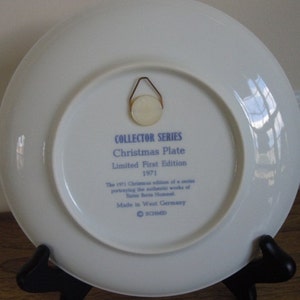 Angel, Christmas Angel, Plate, Hummel Christmas Plate, Hummel, Home ...