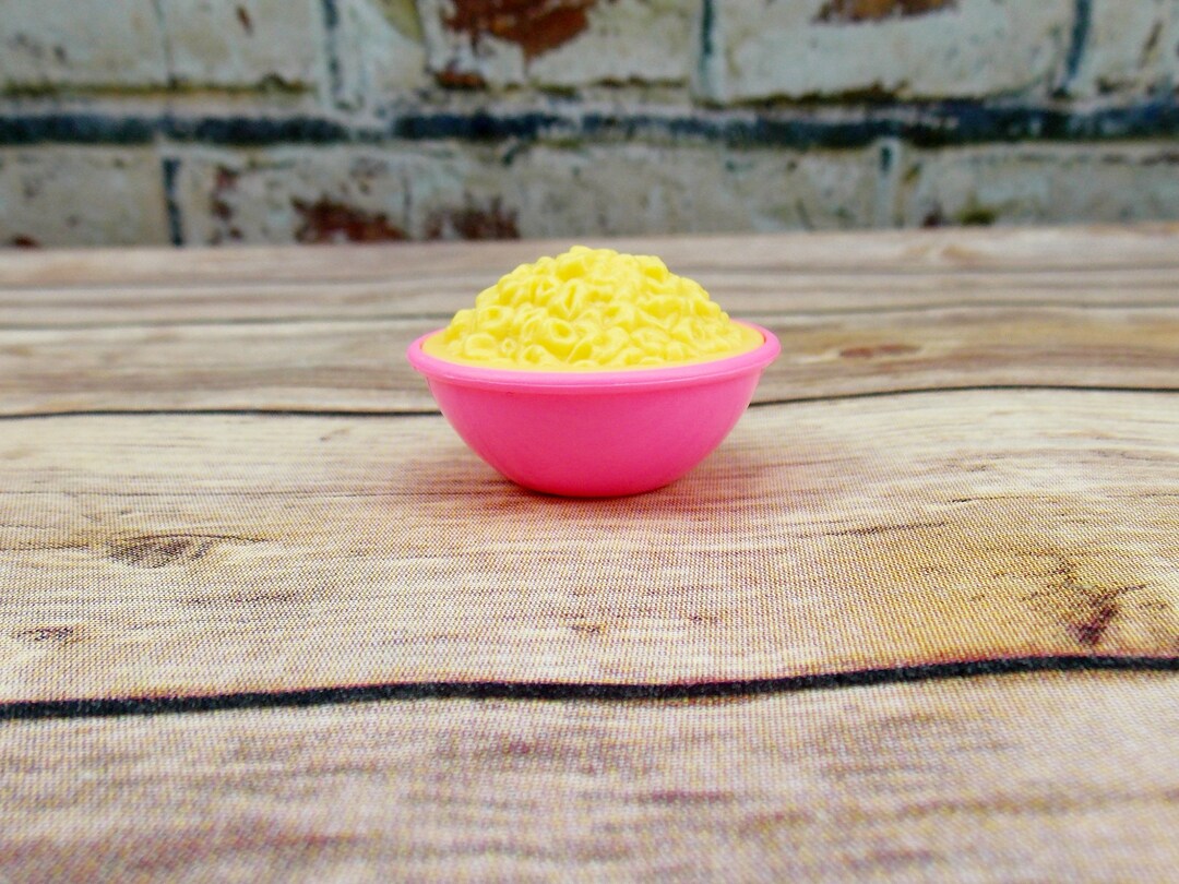 Miniature Popcorn Bowl, Barbie Popcorn Bowl. Mattel Popcorn Bowl ...