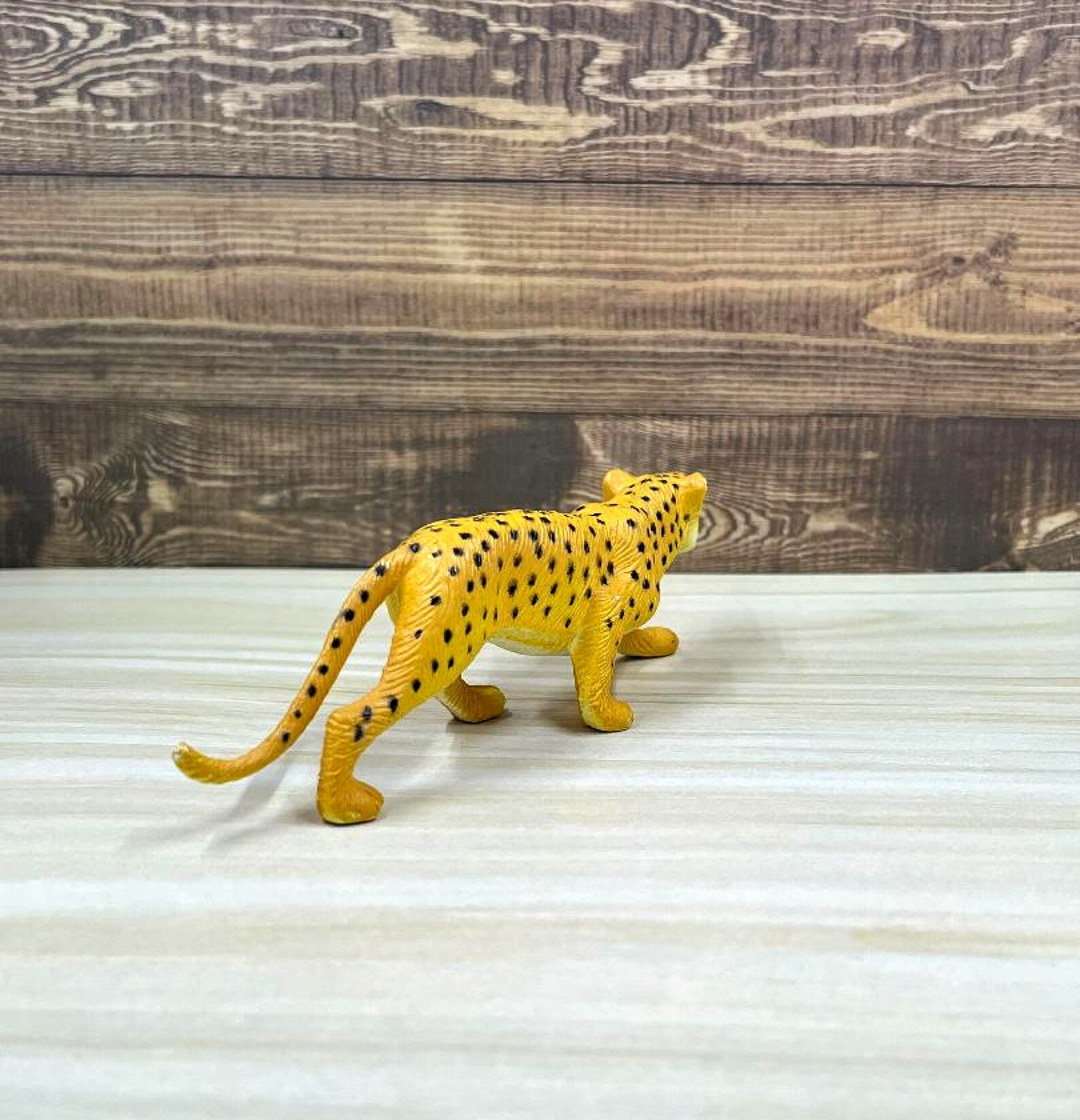 Leopard Figurine Plastic Leopard Vintage Leopard Figurine - Etsy
