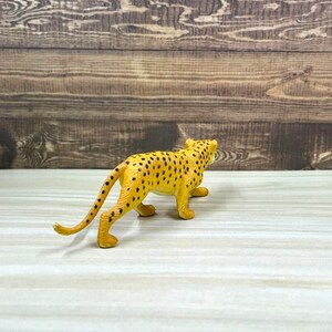 Leopard Figurine, Plastic Leopard, Vintage Leopard Figurine, Plastic ...