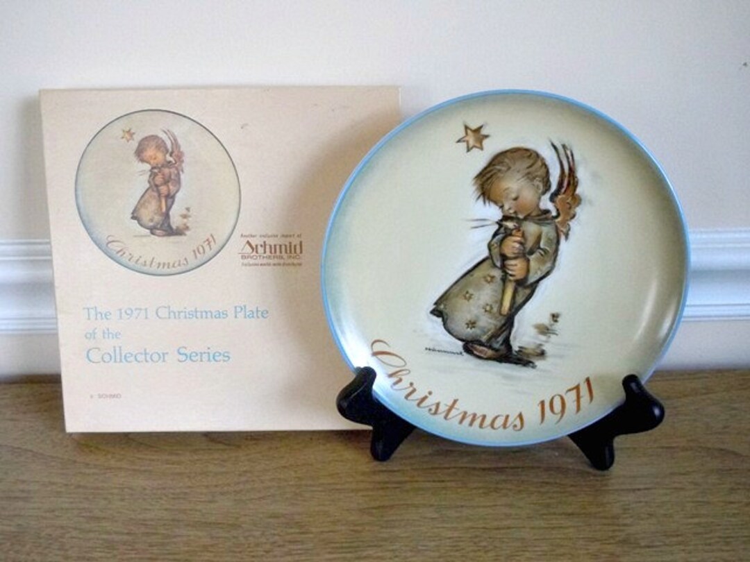 Angel, Christmas Angel, Plate, Hummel Christmas Plate, Hummel, Home ...