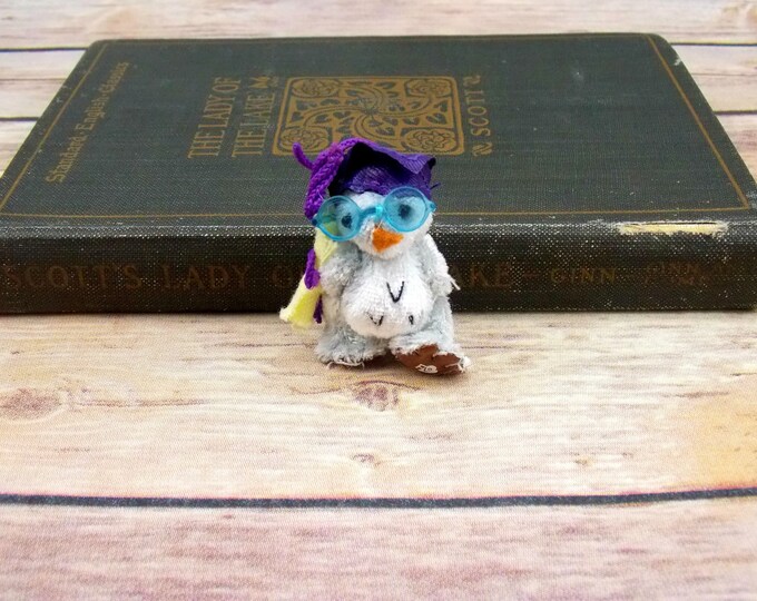 Miniature Owl, Miniature Plush Owl, Stuffed Animal Owl, Graduate Owl ...