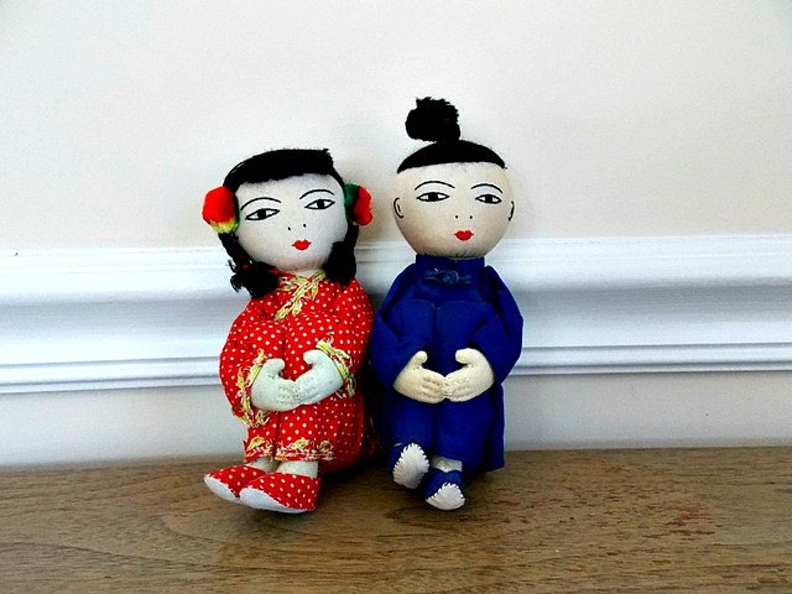 Vintage Dolls Asian Dolls Collectible Dolls Vintage - Etsy