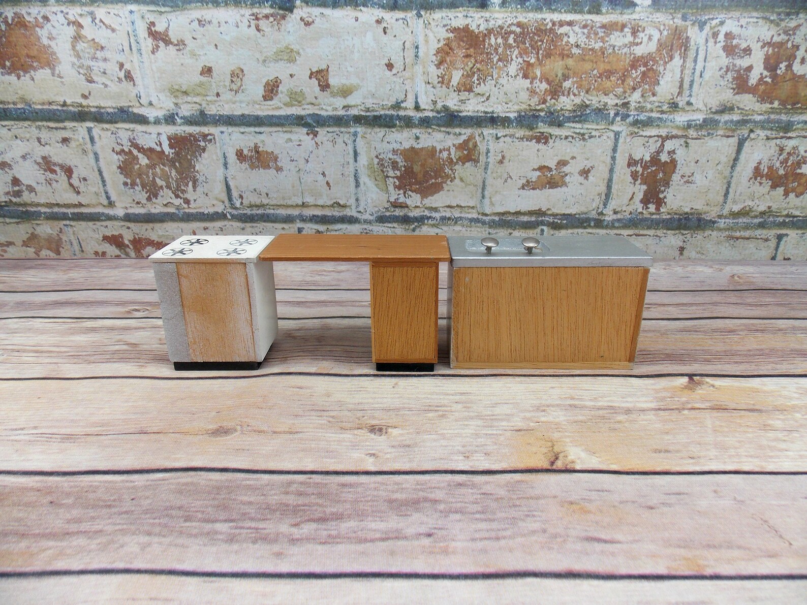 Vintage Shackman Toy Dollhouse Miniature Kitchen Set - Etsy