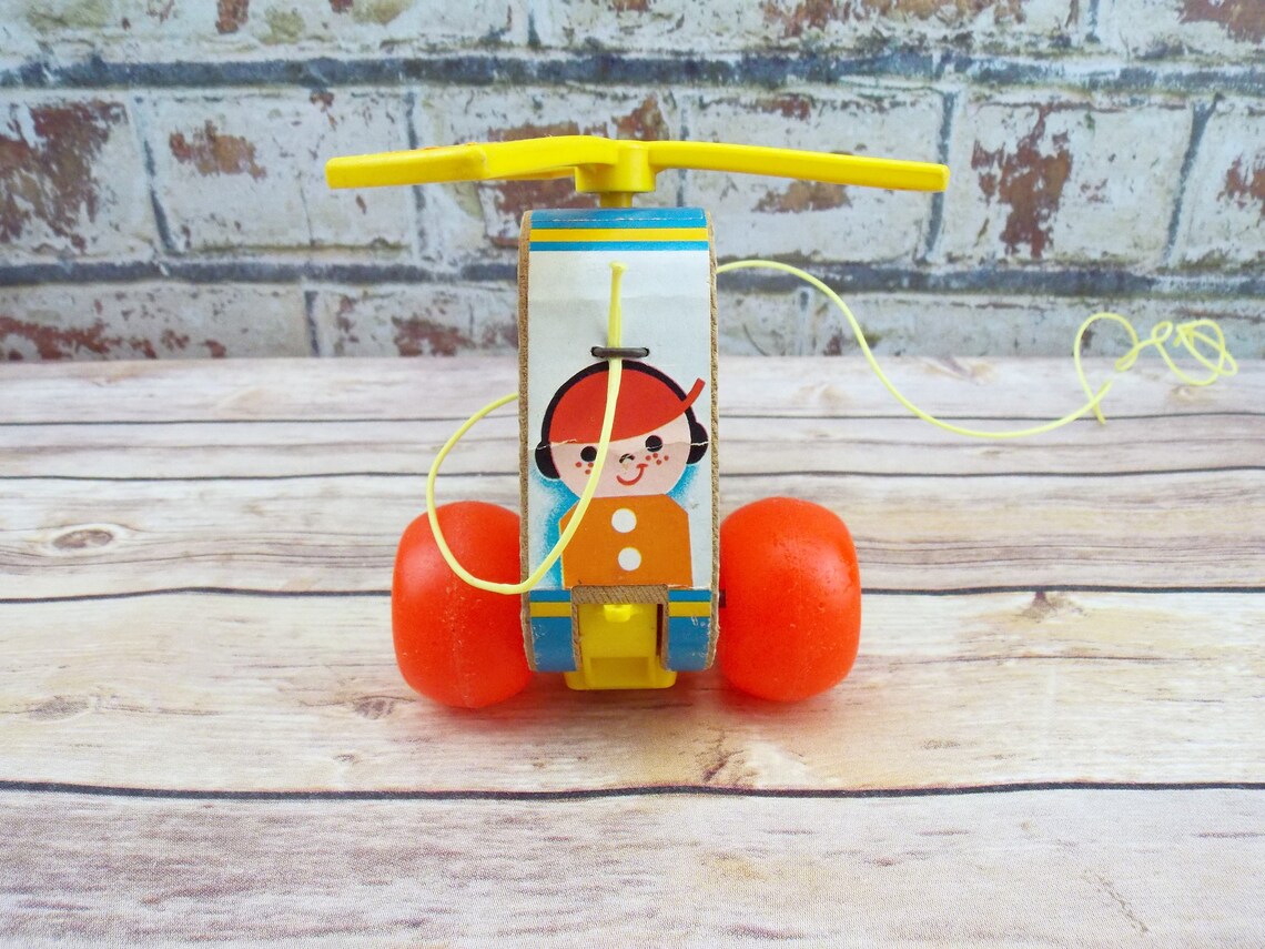1970 Fisher Price Mini Copter Vintage Fisher Price - Etsy