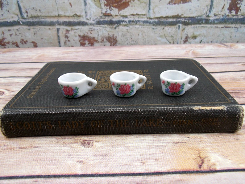 Miniature Tea Set Doll Tea Set Floral Miniature Tea Set - Etsy