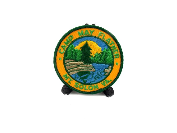 vintage girl scout patch - Gem