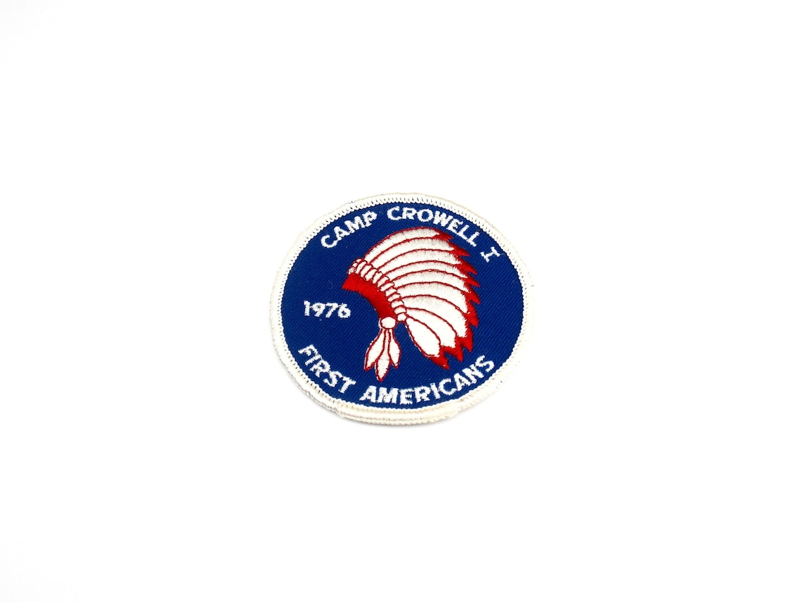 1976 Camp Crowell I First Americans Patch Girls Scouts GSA - Etsy