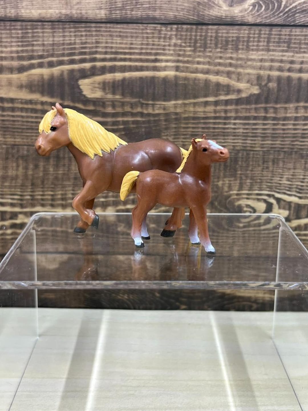 Ertl Shetland Ponies, Farm Country Shetland Mare and Foal Set, Shetland ...