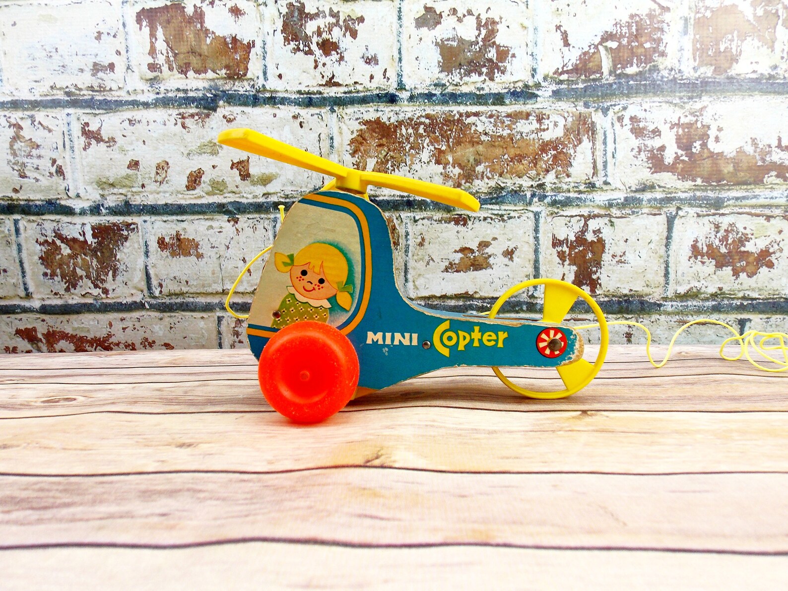 1970 Fisher Price Mini Copter Vintage Fisher Price - Etsy