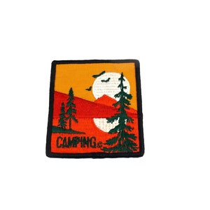 Vintage Camping Patch 1960s-1970s Camping Patch Retro - Etsy