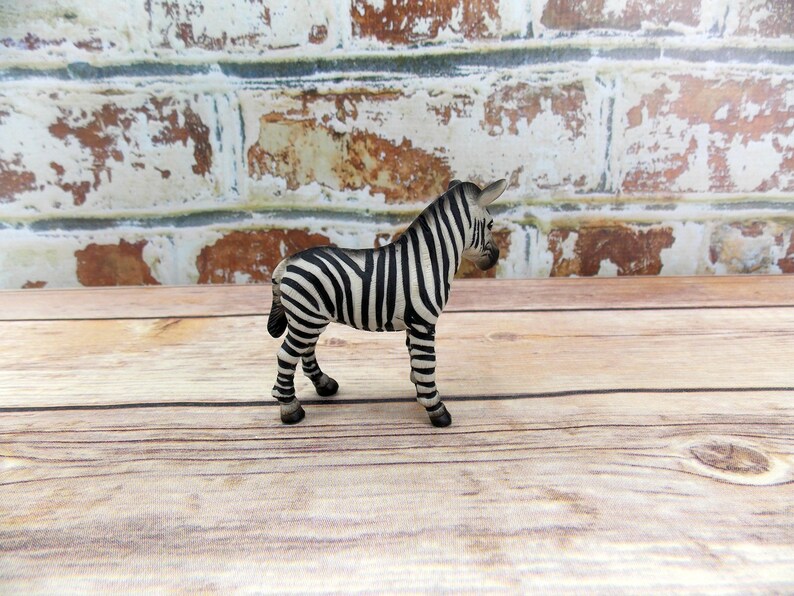 Vintage Plastic Zebras 1996 Safari Ltd Zebras Toy Zebras | Etsy