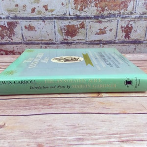 The Annotated Alice Hardcover Book, Alice's Adventures in Wonderland, Through the Looking Glass ...