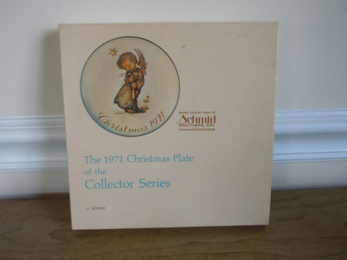 Angel Christmas Angel Plate Hummel Christmas Plate Hummel - Etsy