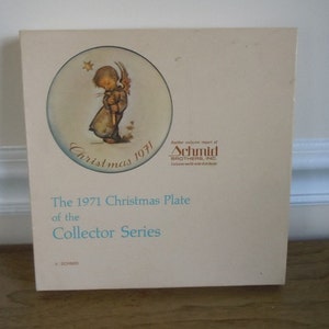 Angel, Christmas Angel, Plate, Hummel Christmas Plate, Hummel, Home ...