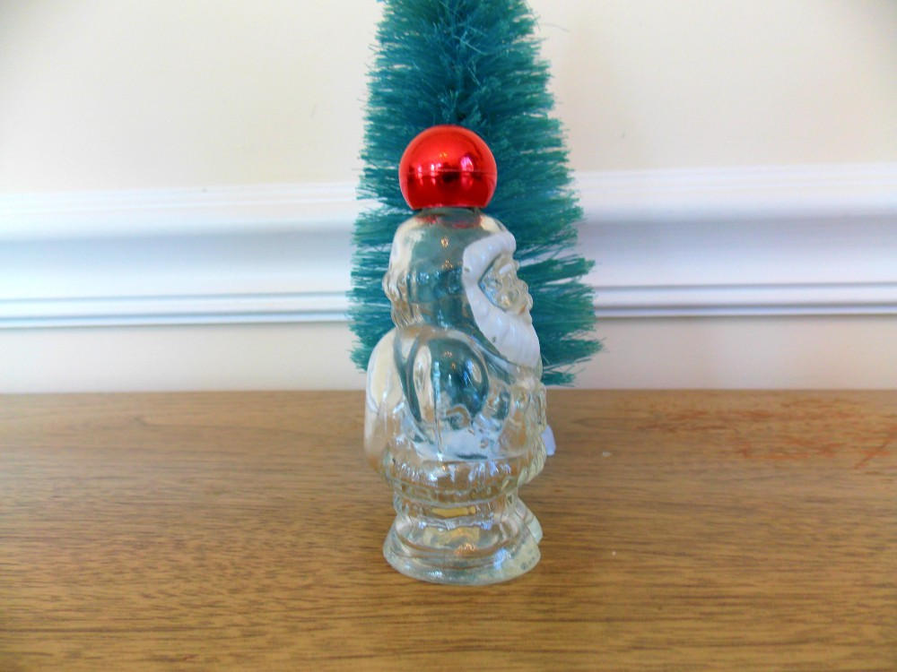 Vintage Avon Jolly Santa Santa Perfume Bottle Glass Santa | Etsy