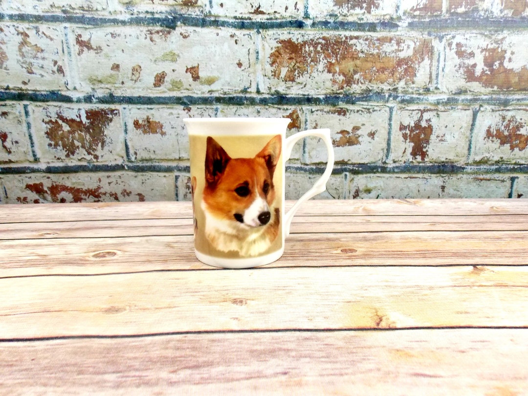 Corgi Dog Mug, Webberley Pottery, England - Etsy