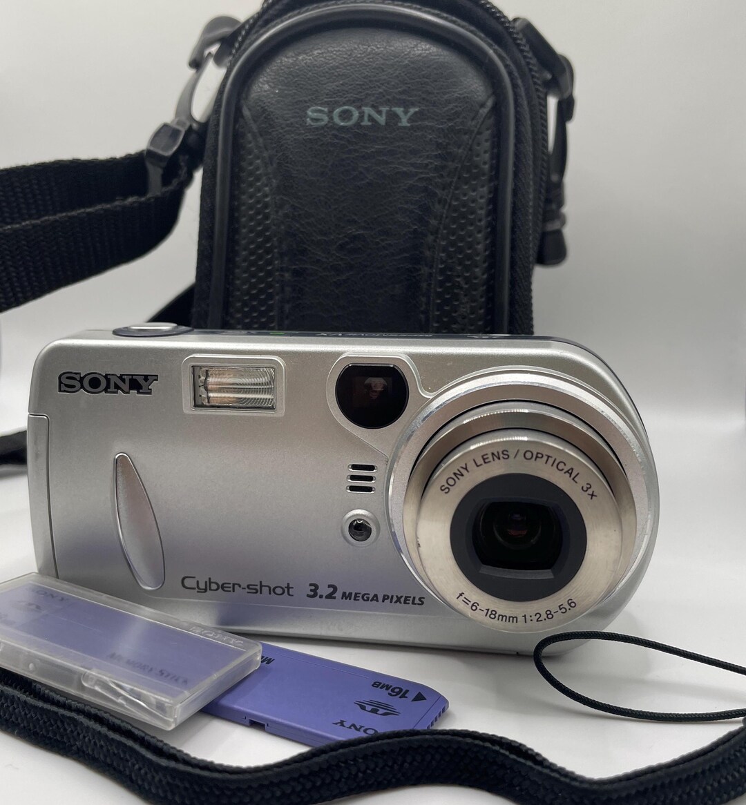 Sony Cybershot DSC-P72 Y2K Camera Digital Point and Shoot With Case ...