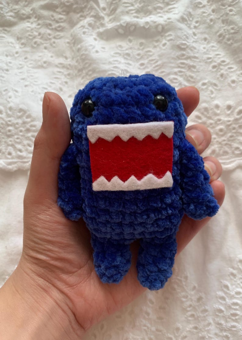 Domo Kun Crochet Keychain - Etsy