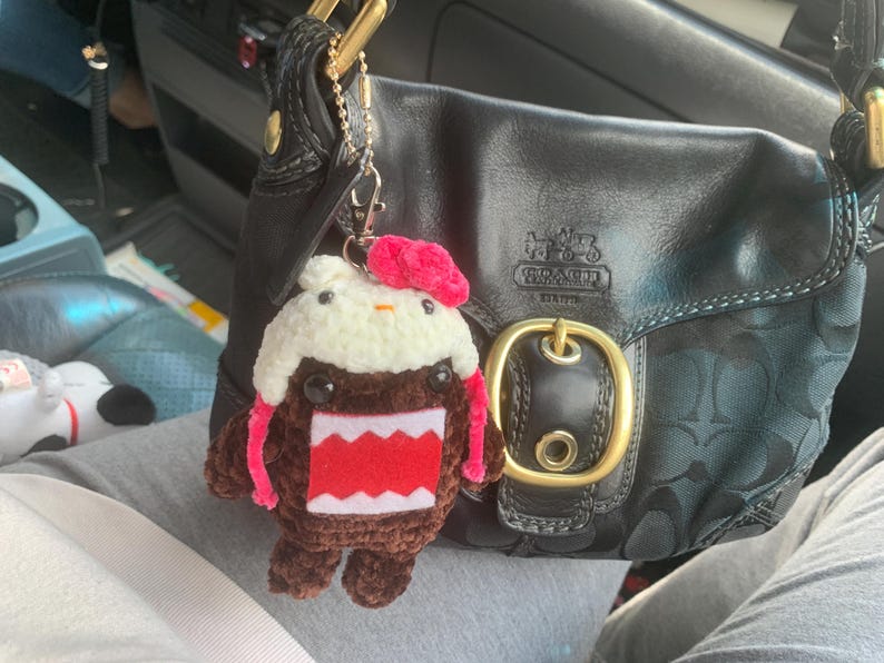 Domo Kun Crochet Keychain - Etsy