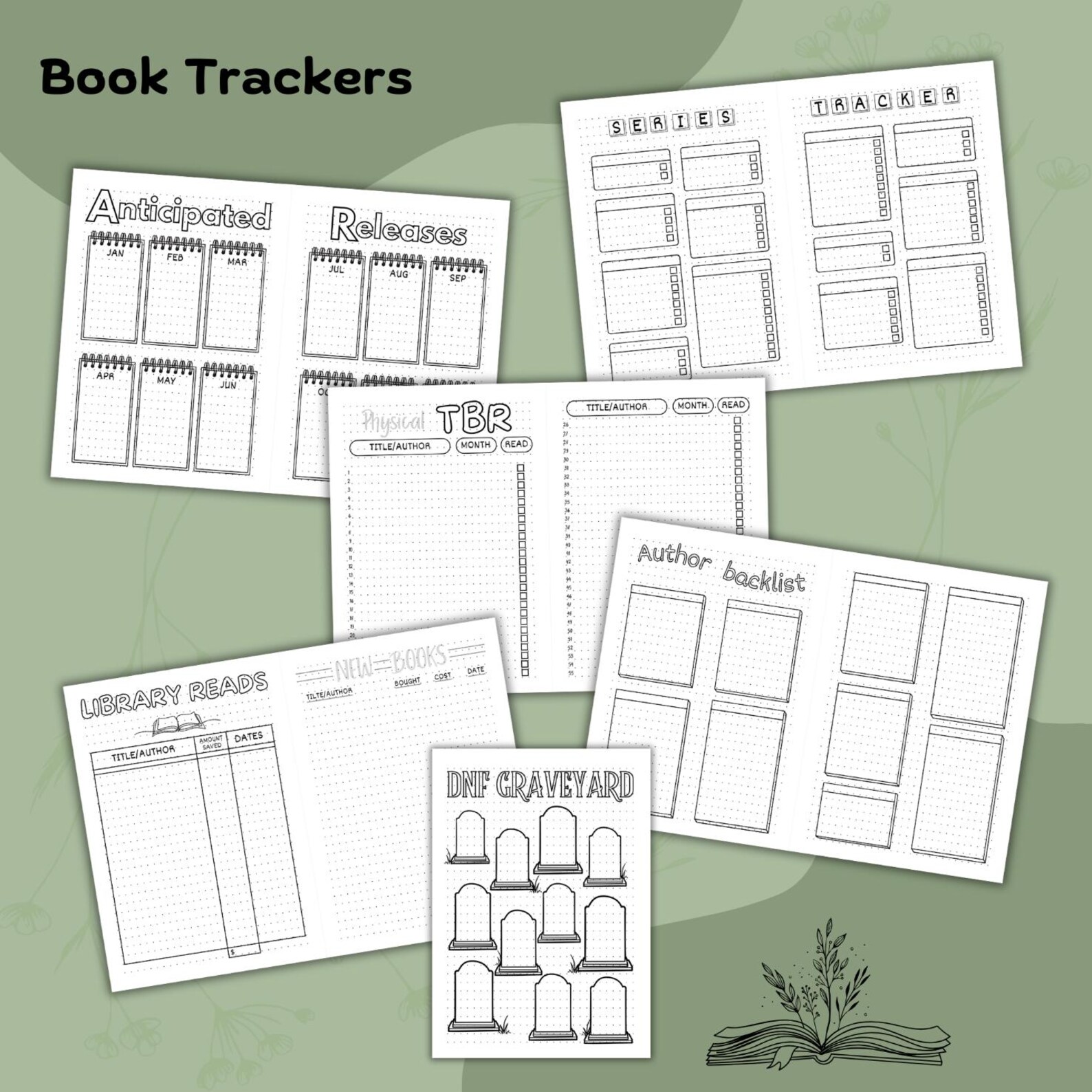 50 Book Printable Reading Journal, Colouring/coloring Reading Journal ...