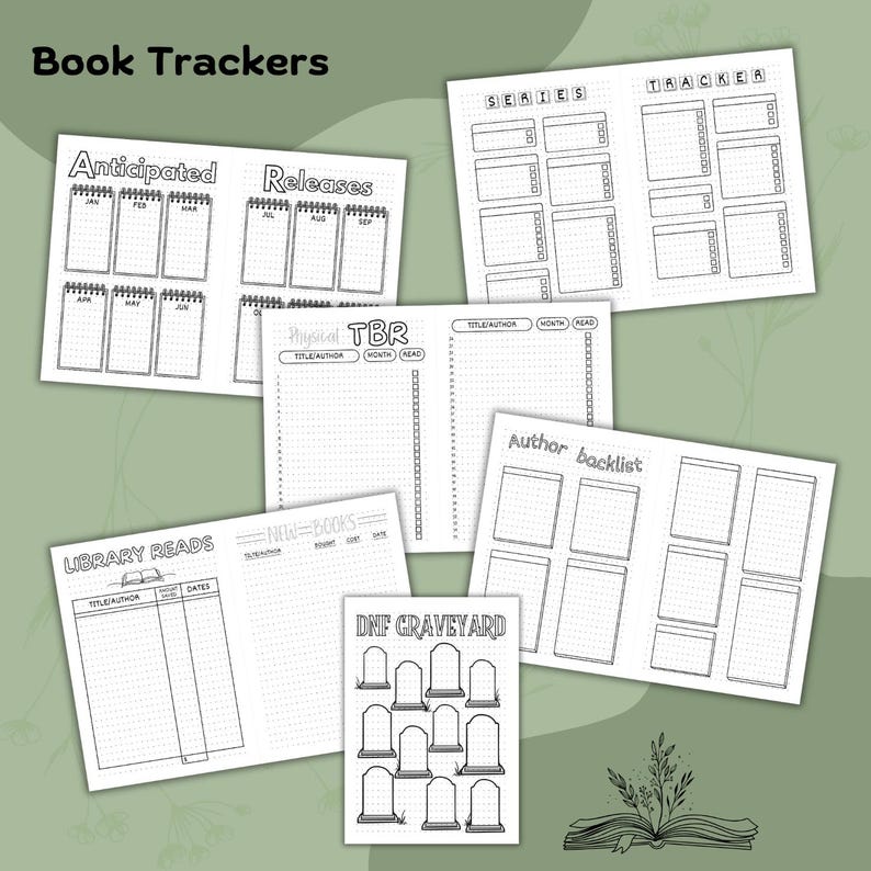 50 Book Printable Reading Journal, Colouring/coloring Reading Journal ...