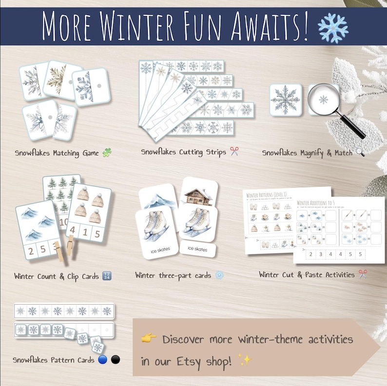 Snowflakes Cutting Strips – Scissor Skills – Winter Cutting Practice ...