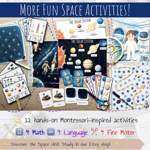 Space Addition Clip Cards – 20 Printable Count and Clip Cards – Outer ...