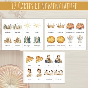 French 12 Epiphany & "galette Des Rois" Three-part Cards – Nomenclature ...