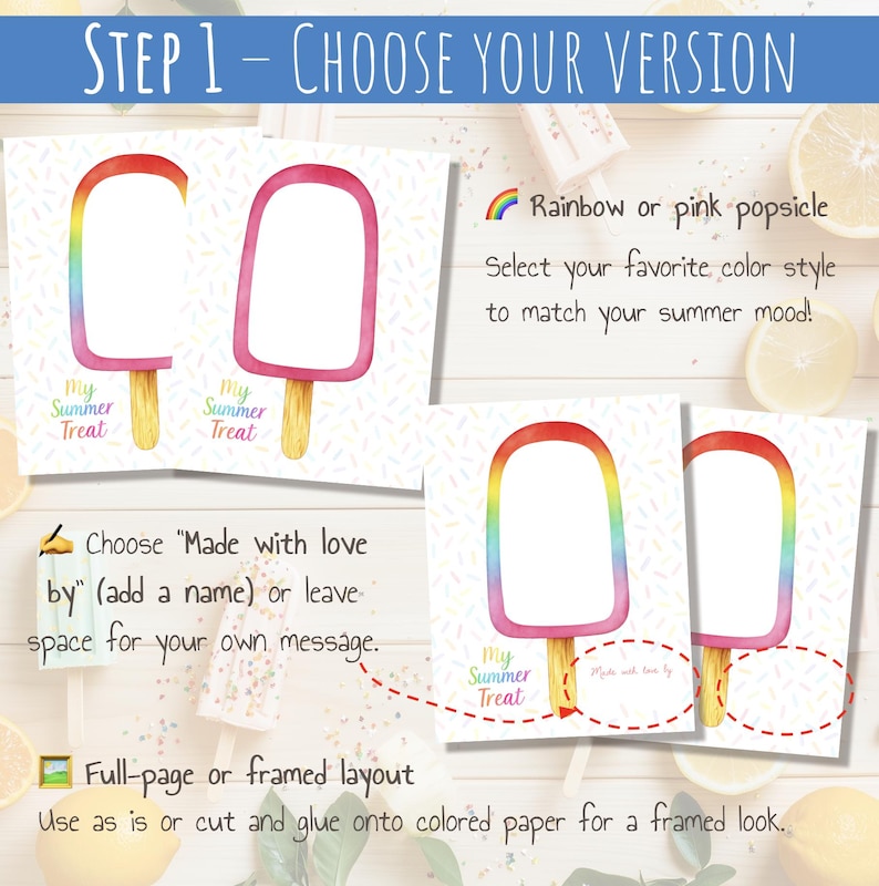 Summer Craft | Popsicle Summer Craft for Kids | Cut & Paste | Summer ...