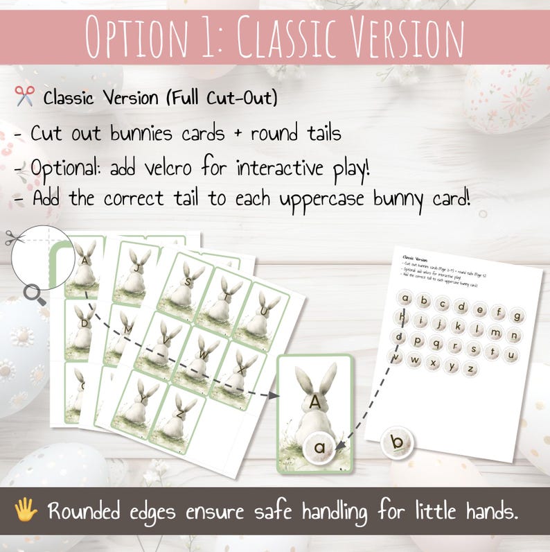Easter Letter Matching | Bunny Alphabet Match | Uppercase & Lowercase ...