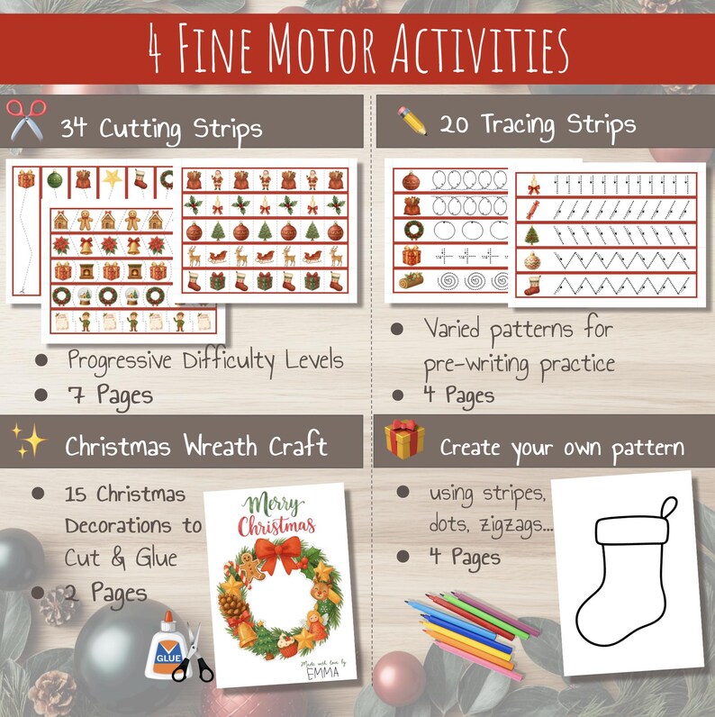 Christmas Unit Study | 12 Hands-on Montessori Activities | Language ...