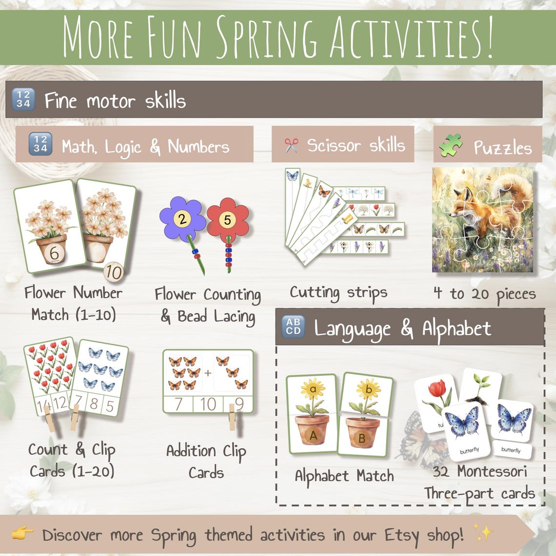 Spring Alphabet Match | Flower Alphabet Matching Activity | Flower ...