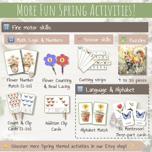 Spring Alphabet Match | Flower Alphabet Matching Activity | Flower ...