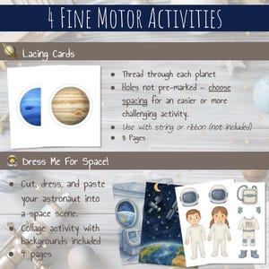 Space Unit Study | 12 Hands-on Montessori Space Activities PDF ...