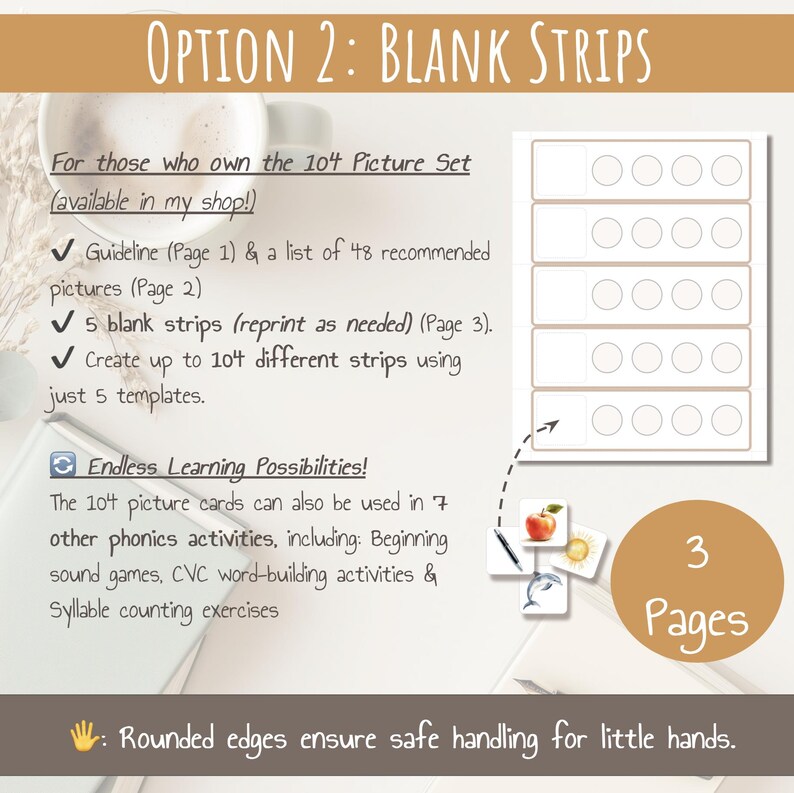 Syllable Counting Strips | Phonics Cards | Syllable Activity ...