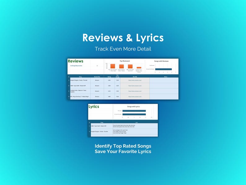 Music Collection Tracker Spreadsheet Template Vinyl Record Database ...