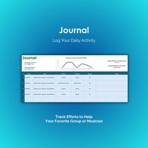 Music Collection Tracker Spreadsheet Template Vinyl Record Database ...