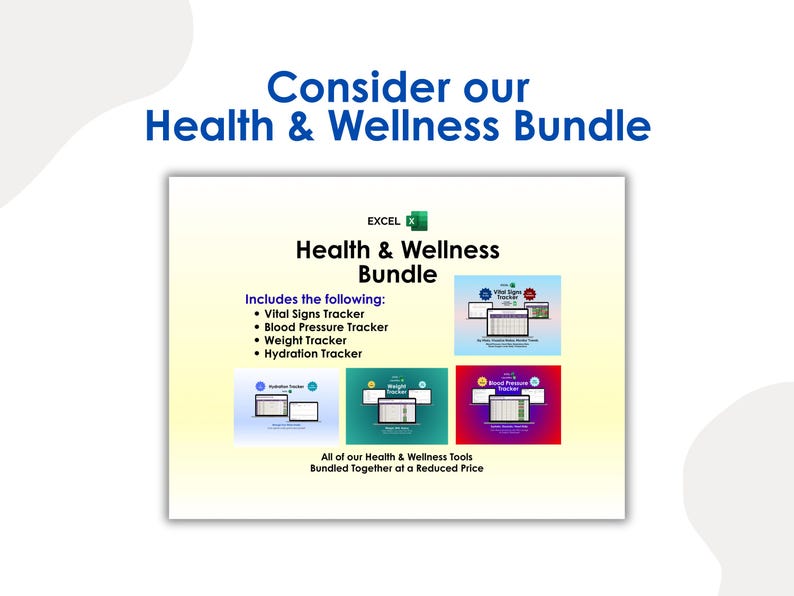 Vital Signs Tracker Excel Spreadsheet Blood Pressure Pulse Respiratory ...